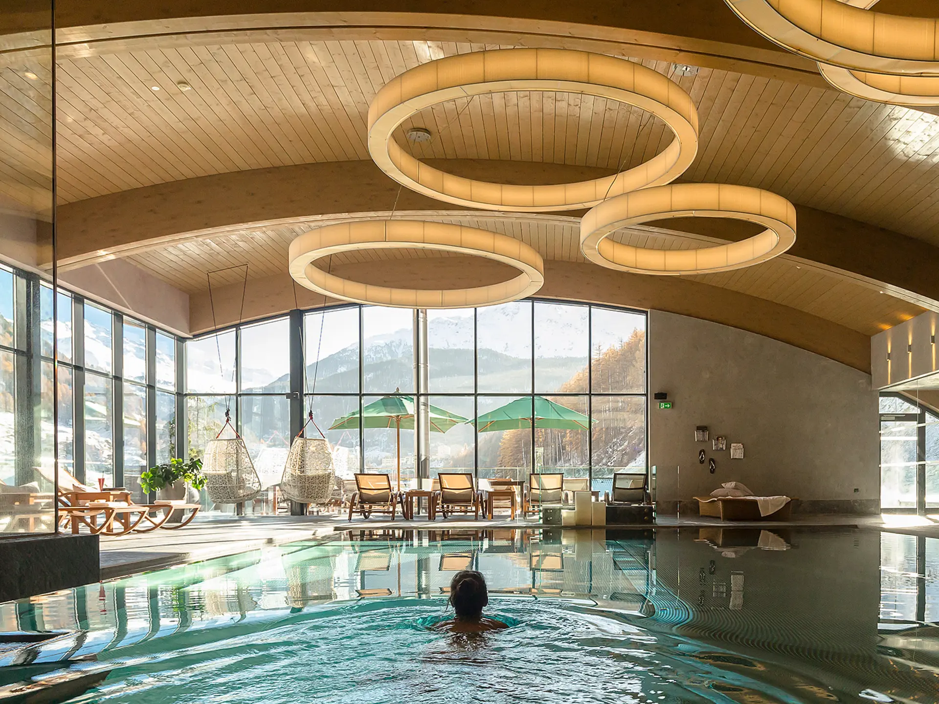Sky SPA Indoor-& Outdoor-Pools at the 5* Bergland Sölden